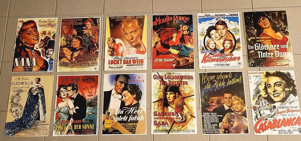 Vintage Kinoplakate (Gebraucht) in Oberuzwil für CHF 15 – mit Lieferung auf Ricardo kaufen