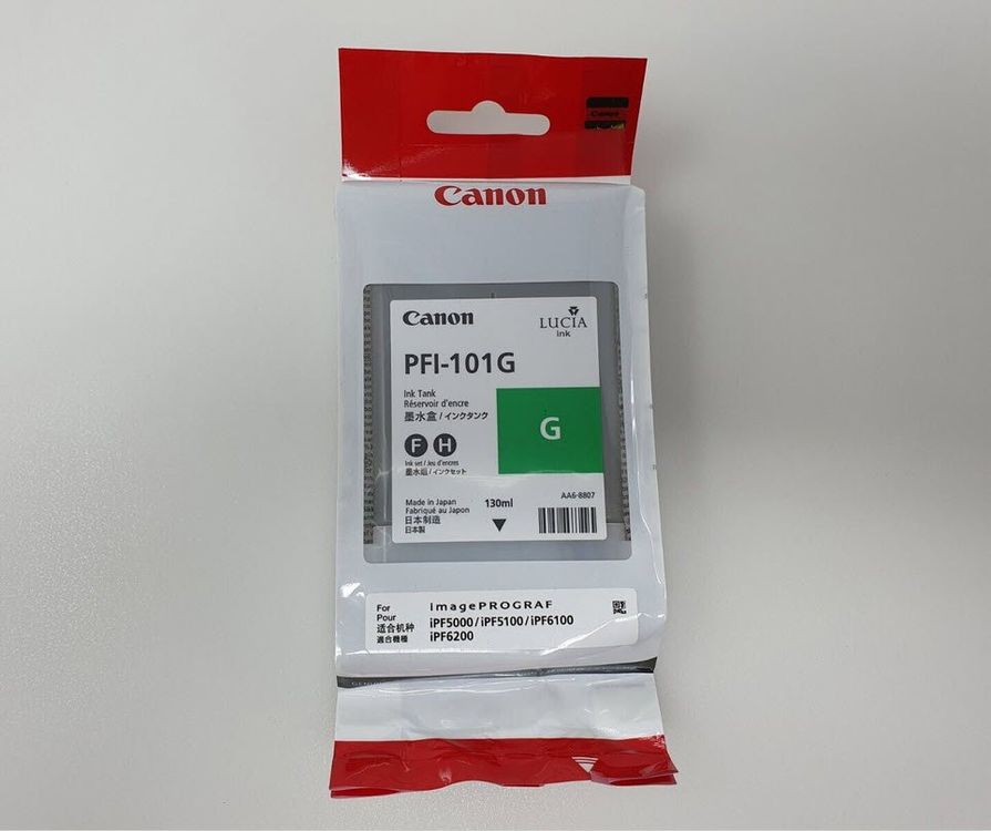 Canon iPF500, iPF5000/iPF6000/iPF6200 Grün Ink, PFI-101G | Kaufen auf Ricardo