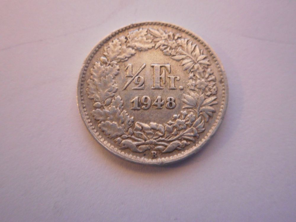 50 Rp. 1948 silber (Gebraucht) in Kriegstetten für CHF 1.7 – mit Lieferung auf Ricardo kaufen