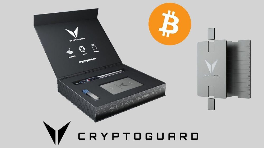 Crypto Guard: Backup your private keys on Titanium ! (kit) (Neu und ...