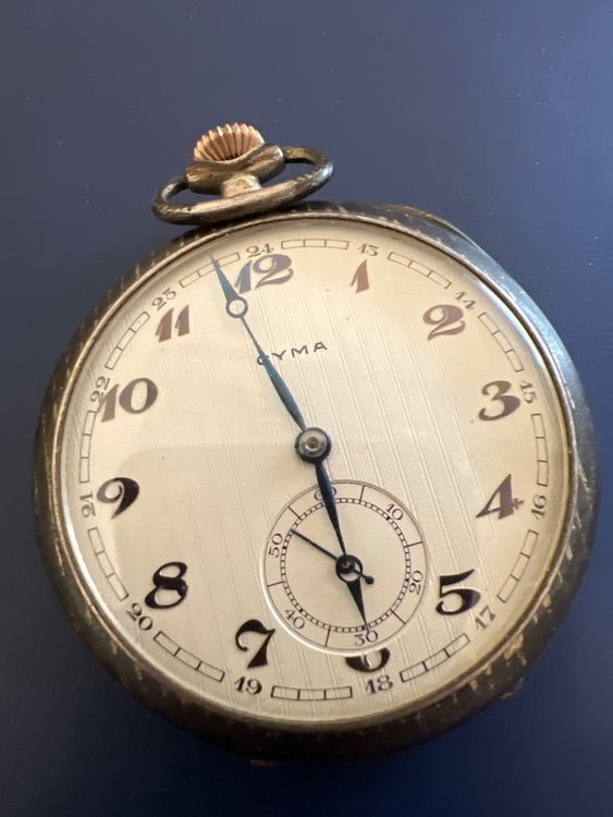 Cyma Taschenuhr echt Silber 50 mm (Gebraucht) in Pfeffingen für CHF 99 – mit Lieferung auf ...