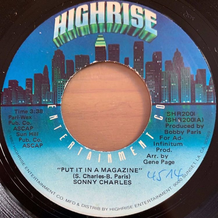 Sonny Charles - Put It In The Magazine / 1. US-Press. 1982 | Kaufen auf Ricardo