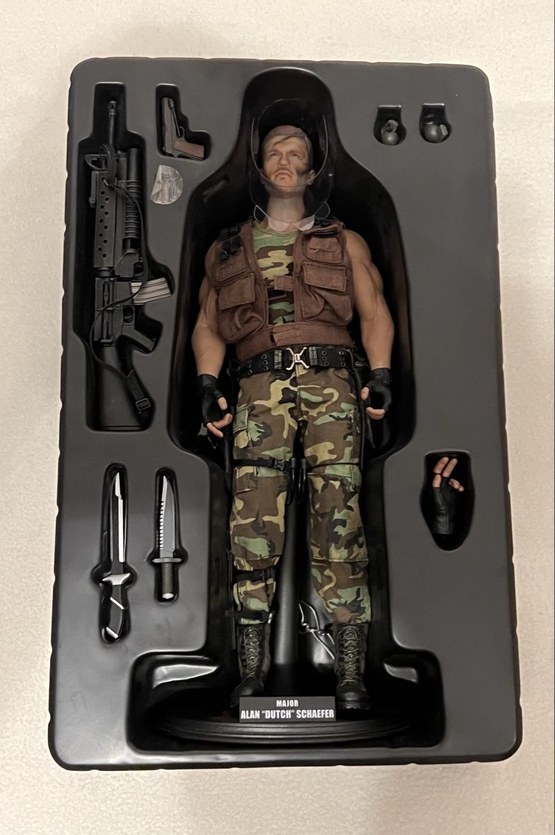 Hot Toys MMS72 - Predator Major Alan Dutch Schaefer 1/6 (Neu (gemäss ...