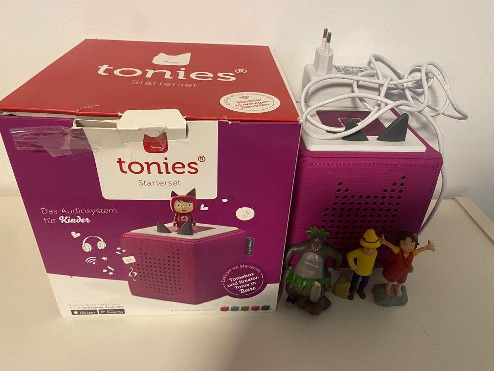 Tonie Box inkl 3 Tonies zu verkaufen (Gebraucht) in für CHF 71 – mit ...