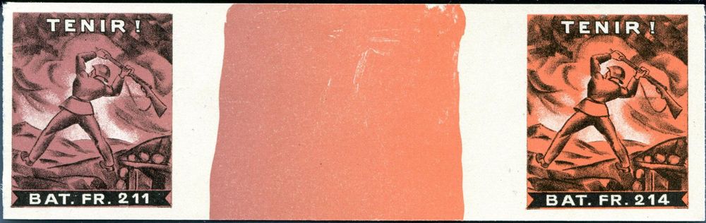 BAT. FR.211/BAT.FR. 214** Pont avec test couleur LP (Neuf (Voir ...