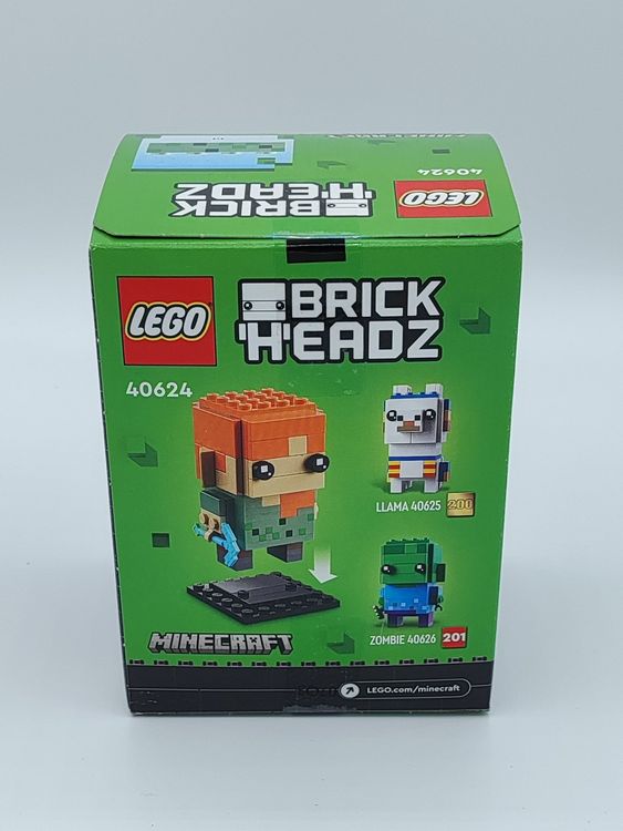 LEGO Minecraft BrickHeadz 40624 Alex (Neu und originalverpackt) in ...