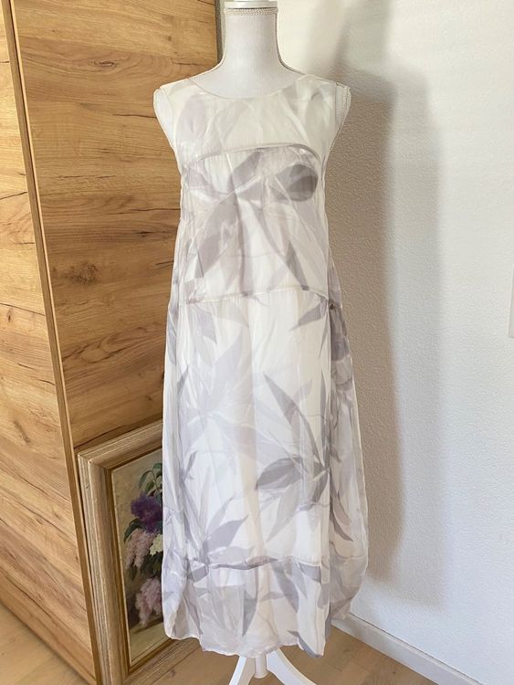 Edles luftiges Seiden Kleid von NILE Gr. S. Maxikleid. Neu. (Neu und originalverpackt) in ...