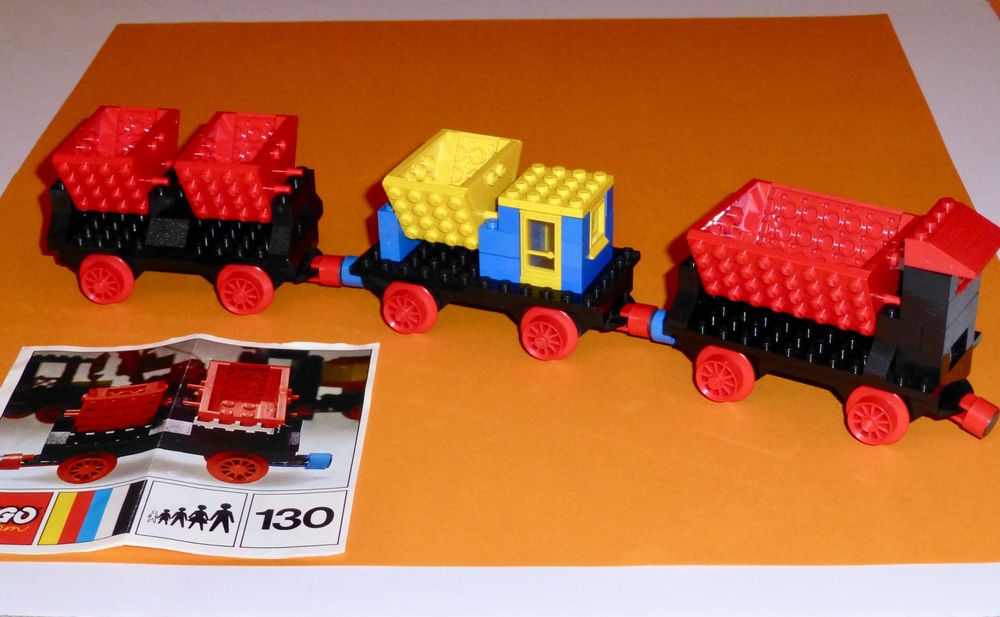 Lego Eisenbahn / 3 alte Güterwaggons von 1972 (4,5V Aera) | Kaufen auf ...