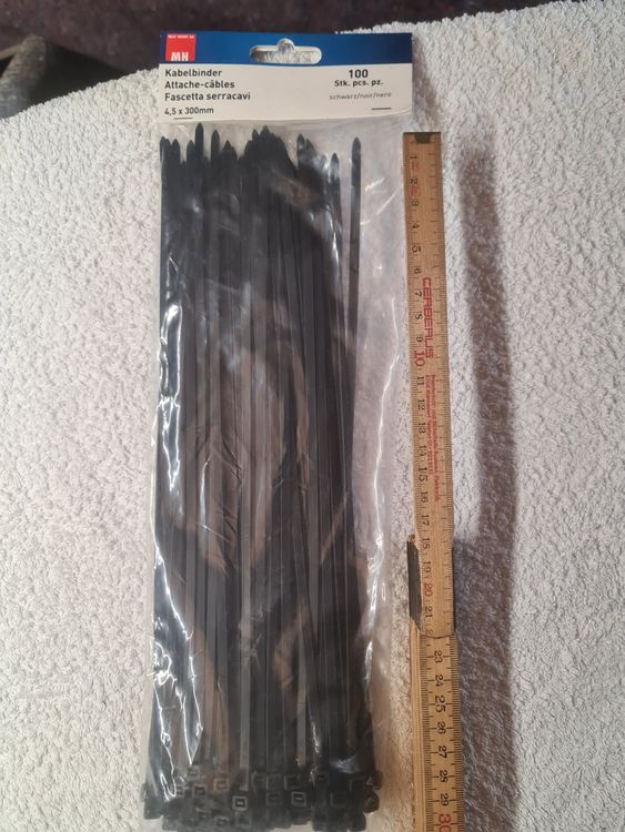 Kabelbinder 4.5×300mm Neu und Originalverpackt ab 1.- | Kaufen auf Ricardo