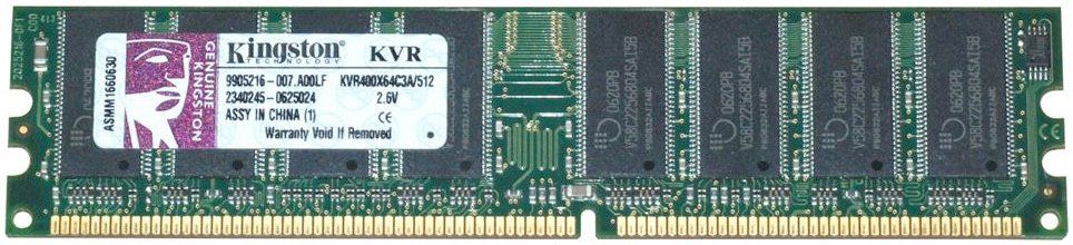 Kingston ValueRAM KVR400X64C3A/512 DDR1 512MB (Usato) a Reinach AG per CHF 0.9 – con consegna ...