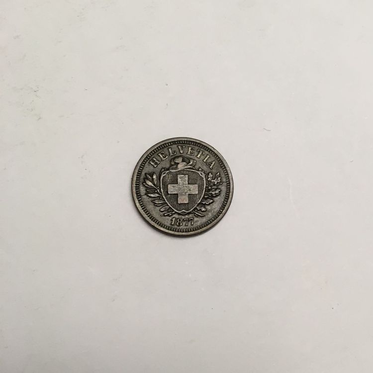 1877 1 Rappen in Top Erhaltung *RAR* (Gebraucht) in Kirchberg SG für CHF 79 – mit Lieferung auf ...