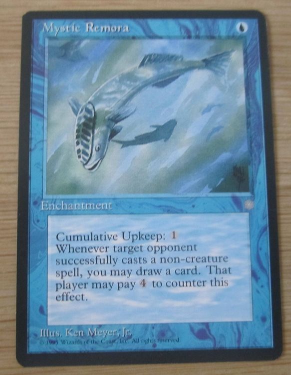 Magic the Gathering Karte Mystic Remora Eiszeit (Gebraucht) in Wohlen AG für CHF 3 – mit ...