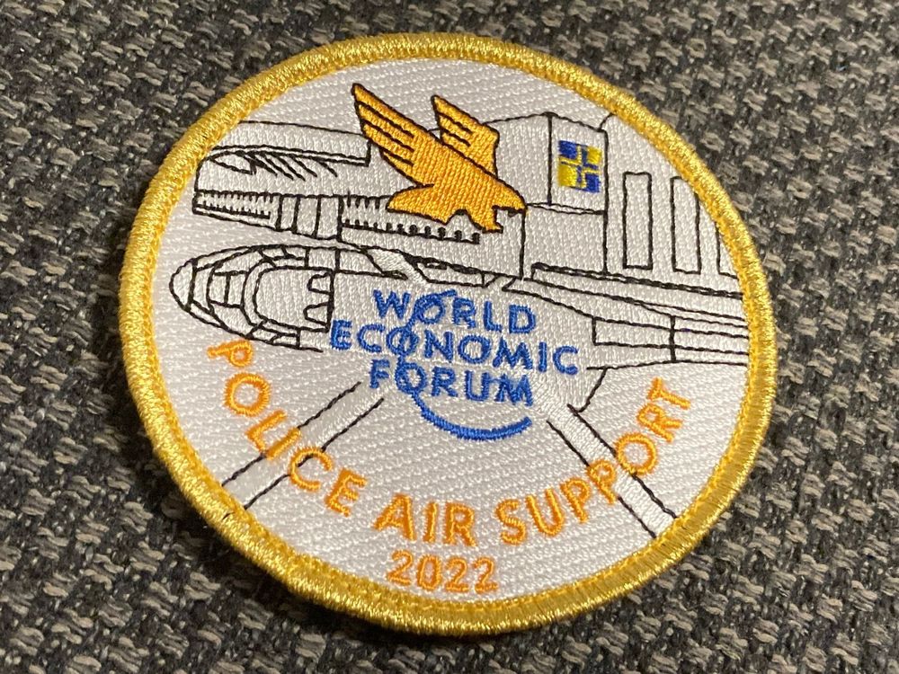 Badge WEF Police Air Support GOLD (1. Version) (Neu (gemäss ...