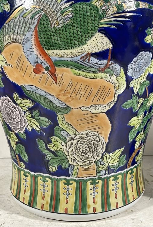 Gro Anti Asiatis Kera Vase mit Deckel und Sehr schönen Muste | Kaufen ...