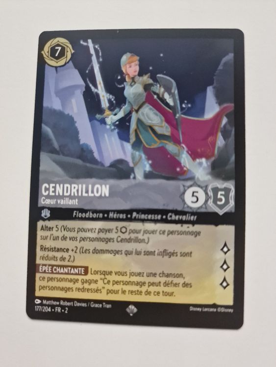 Cendrillon super rare Disney lorcana Rise of the Floodborn (Gebraucht ...
