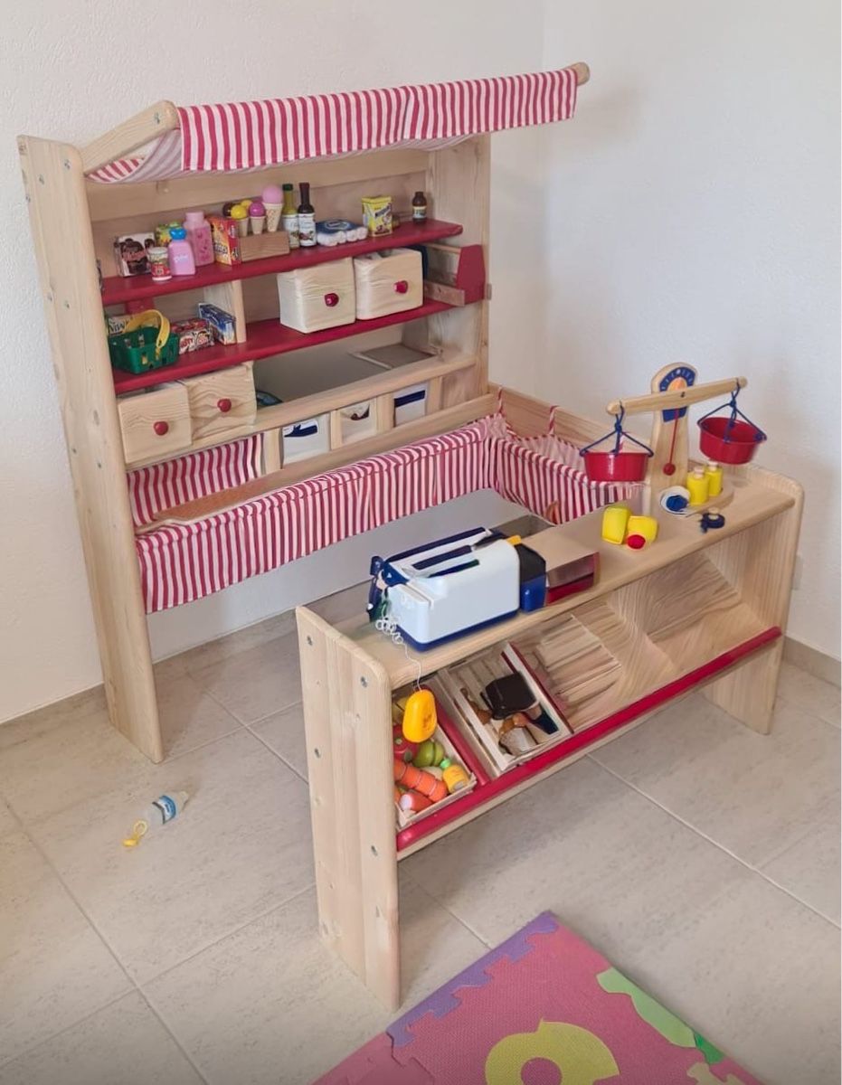 Schöne Kaufladen Mit Zubehör 69 Teilig Aldi Bilder