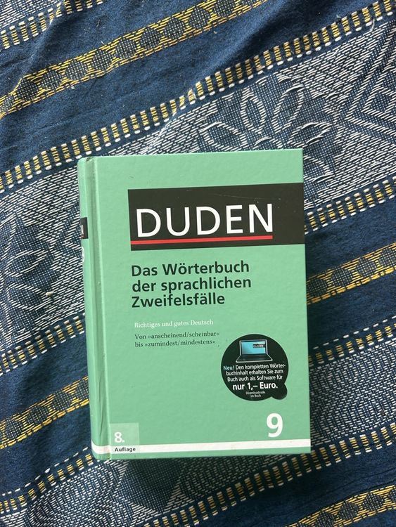 Duden das Wörterbuch der sprachlichen Zweifelsfälle (Neu (gemäss ...
