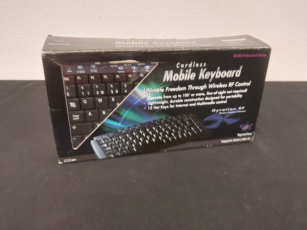 Gyration® Ultra Compact RF Wireless Keyboard (Neu und originalverpackt ...