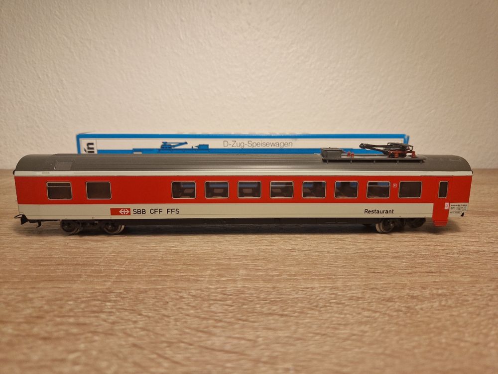 Märklin 4125 Speisewagen SBB H0 OVP (D'occasion) à St-Aubin-Sauges pour CHF 24 – avec livraison ...