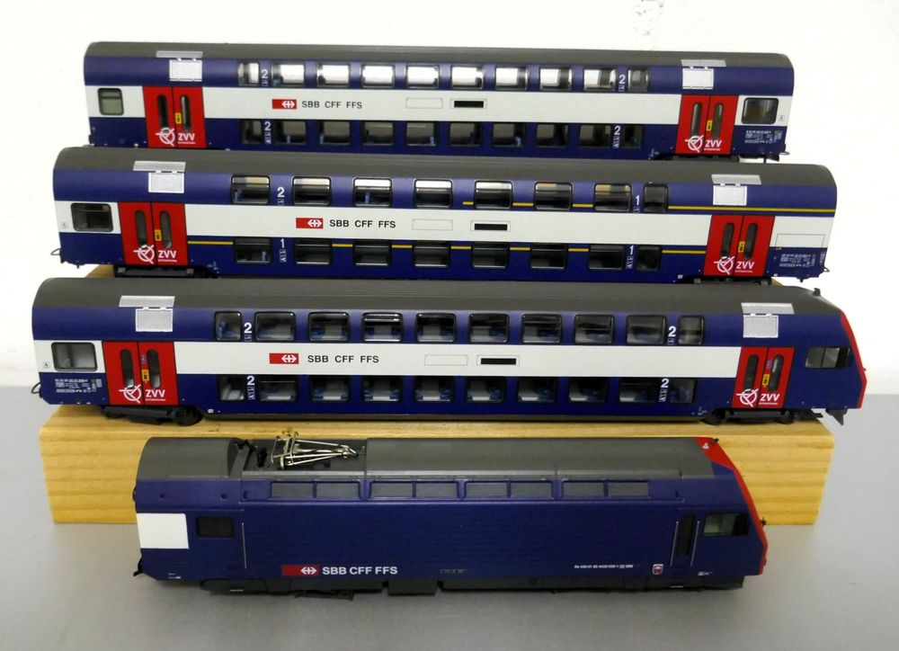 HAG/Tillig SBB Re450 S-Bahn Set ZVV4-Teilig Digital Neu 1:87 (Neu und ...