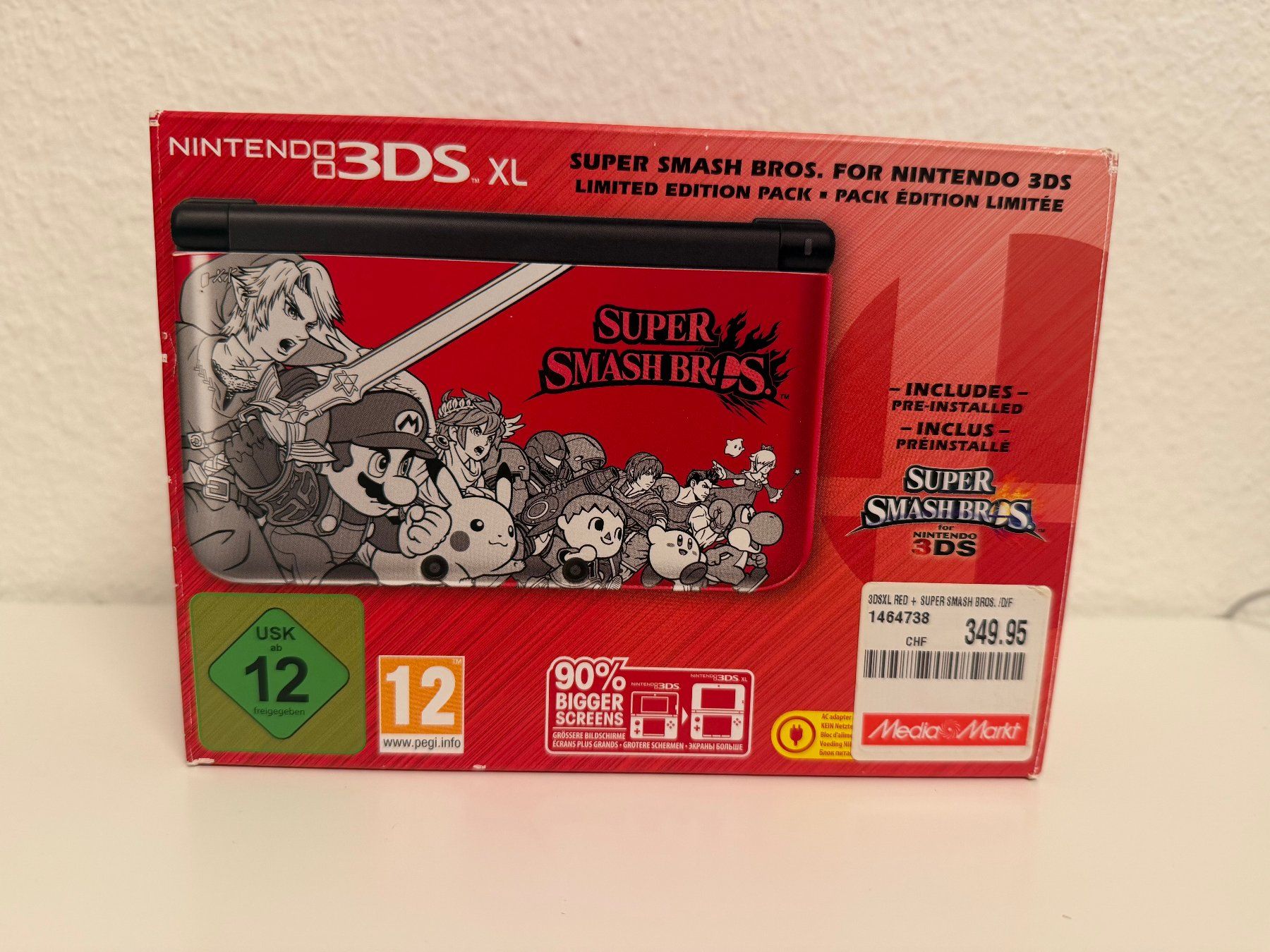 Nintendo 3DS XL Super Smash Bros. Edition (D'occasion) à Bubendorf pour ...