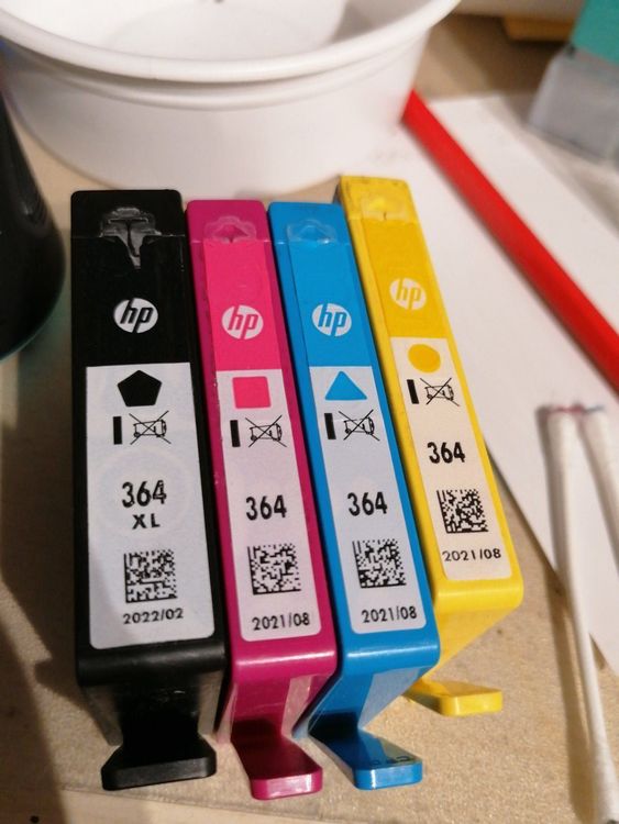 HP 364 3xColor + Schwarz XL | Kaufen auf Ricardo