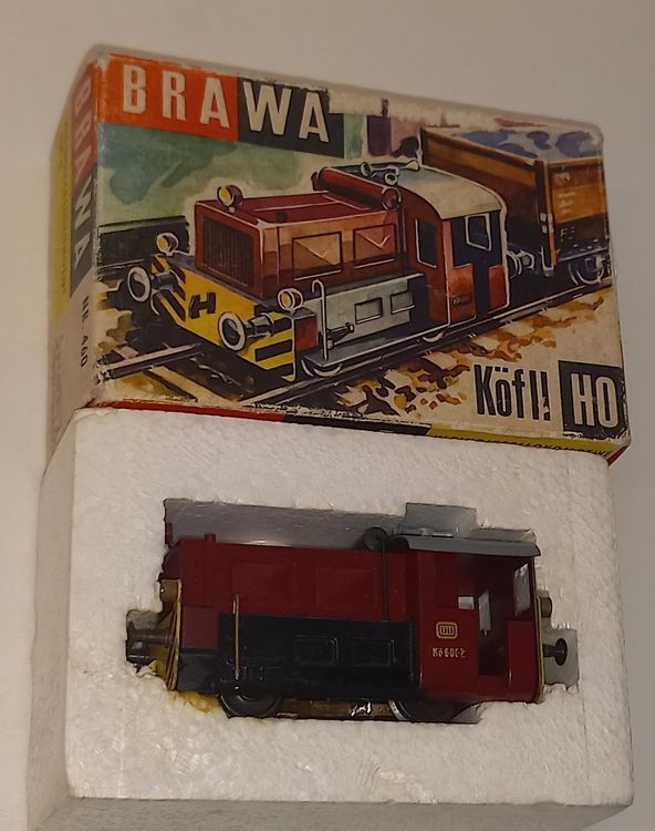 BRAWA 460 Kleindiesellok Köf II - DB Kö 6002 Guss - analog (D'occasion ...