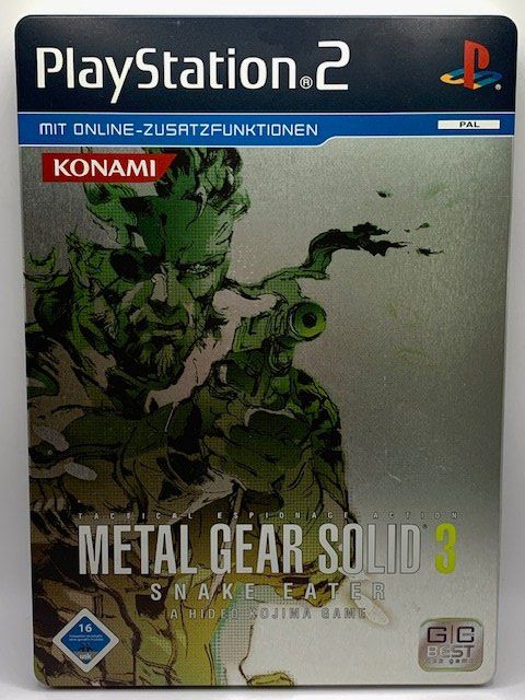 PS2 - Metal Gear Solid 3 - Snake Eater DE Steelcase (Gebraucht) in ...