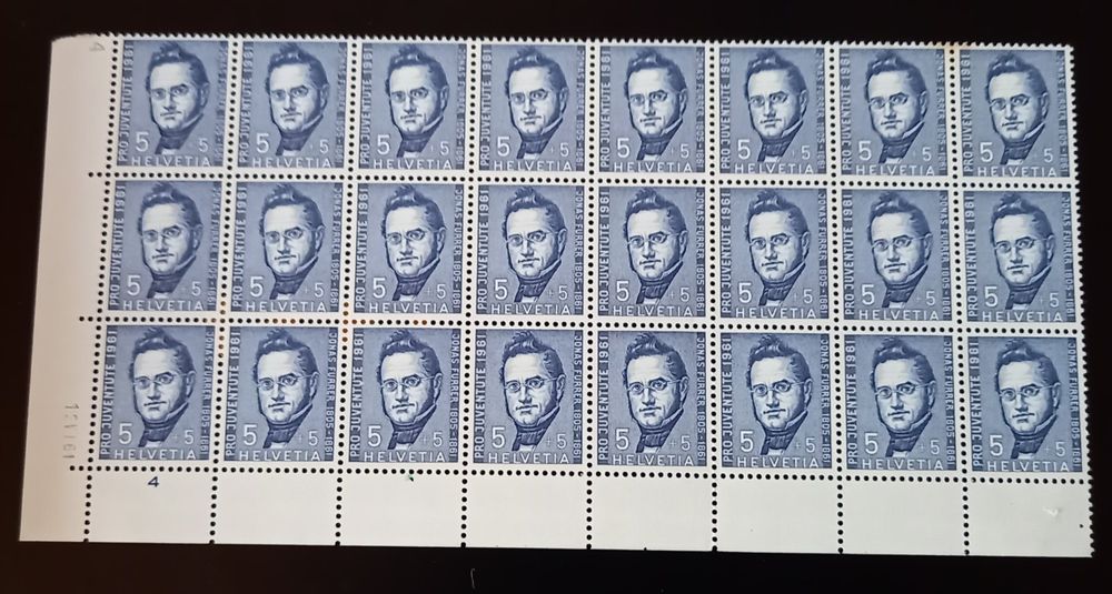 1961 Briefmarkn Pro Juventute - Jonas Furrer - postfrisch (Neu (gemäss ...