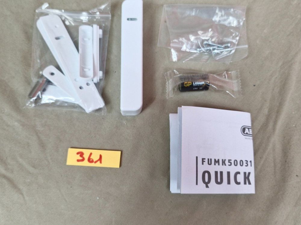 Abus Secvest FUMK 50031 w, schmaler Funköffnungs Melder(361) (Neu und ...