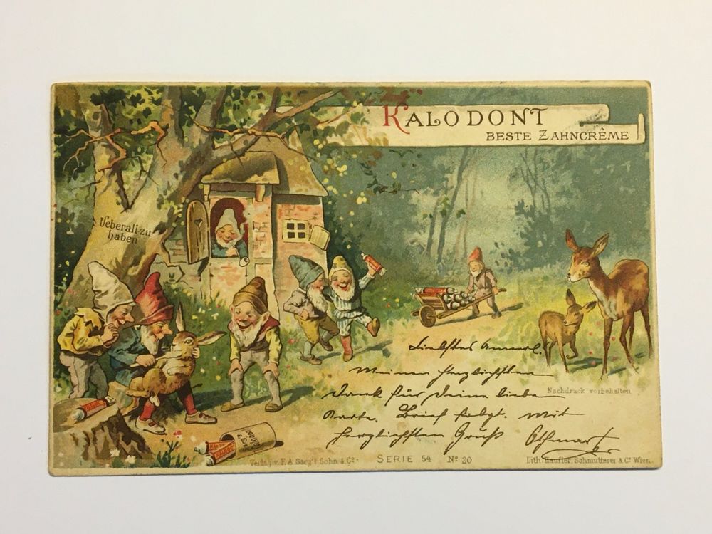 Kalodont, 1900 / 1901, Pola, Graz, Zahnpasta (Gebraucht) in Regensdorf ...