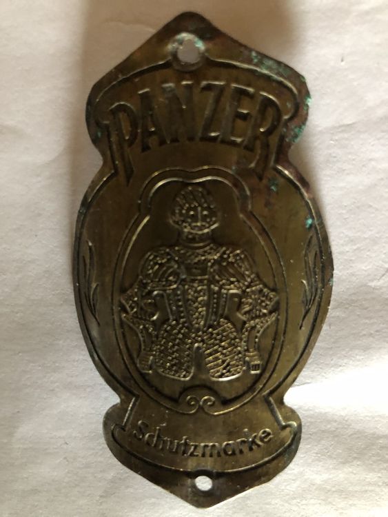 Altes Motorrad Panzer Emblem | Kaufen auf Ricardo