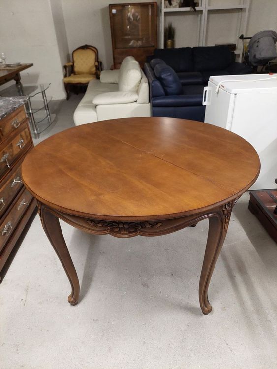 Vintage Esstisch, Runder Tisch, Ausziehbar, Rundtisch | Kaufen auf Ricardo