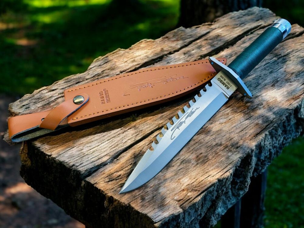 Rambo Tactical Survival Messer Green Line 35.5cm NEU (Neu und ...