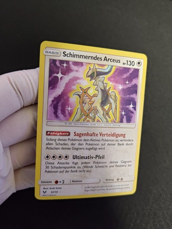 Shiny Arceus Pokemon Karte | Kaufen auf Ricardo