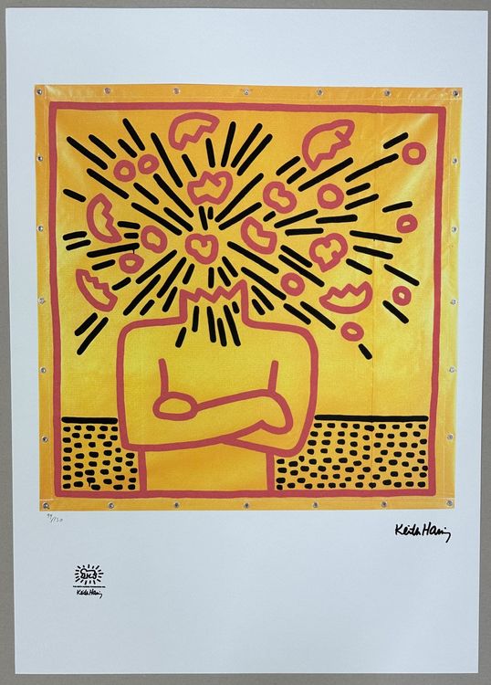 Keith Haring: Untitled 99/150 (Neu (gemäss Beschreibung)) in Meilen für CHF 49 – mit Lieferung ...