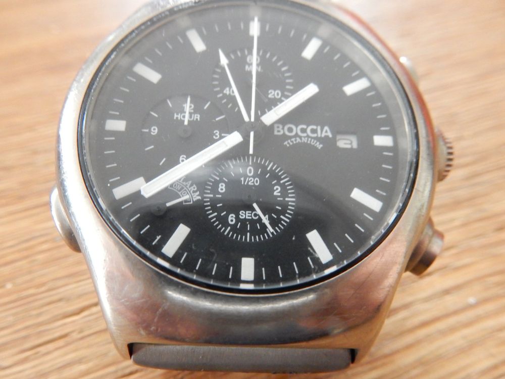 Boccia Herren Uhr Chrono Alarm (Gebraucht) in Balsthal für CHF 28 – mit ...