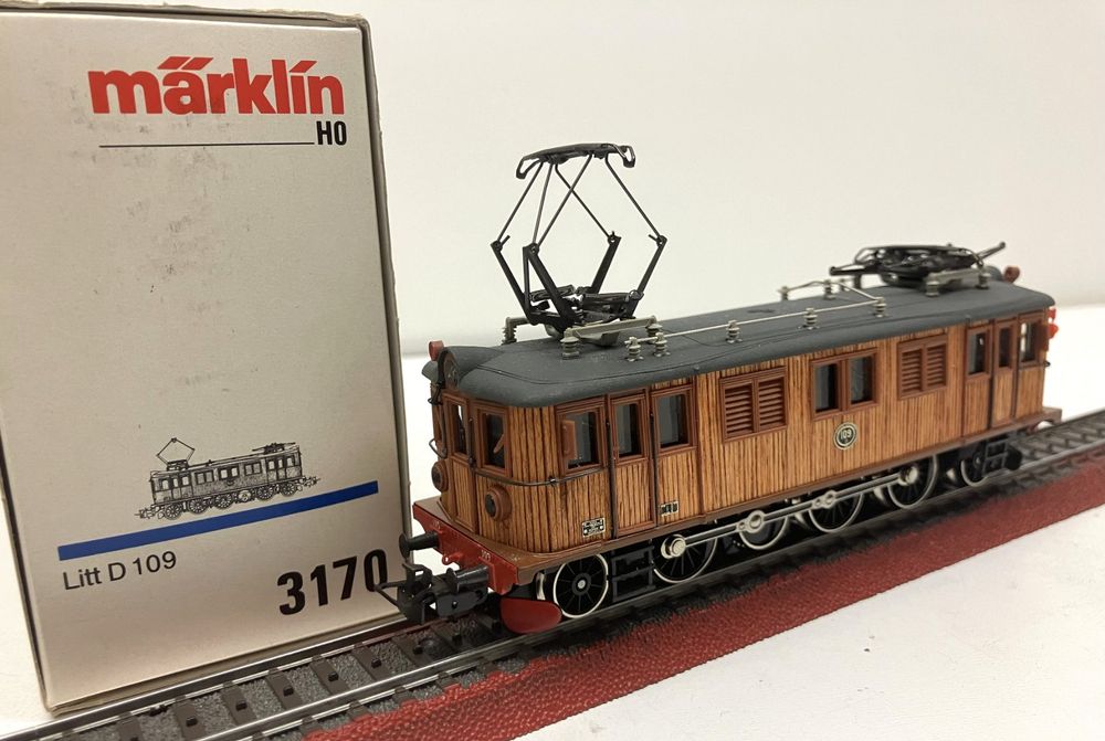 märklin 3170 Digital: E-Lok Litt D 109 SJ Guss - Holzrippen | Kaufen ...