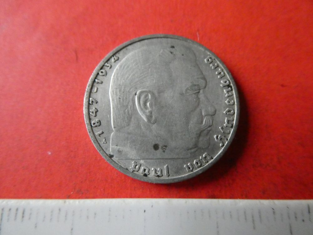 Dt. Reich 1937 A, 2 Reichsmark - Silber (Gebraucht) in Hinterforst für CHF 7 – mit Lieferung auf ...