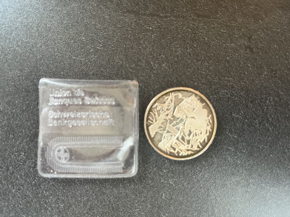 20 Fr. Gedenkmünze. Teufelsbrücke. Aus Schweizer Sagenserie. (Gebraucht) in Netstal für CHF 21 ...