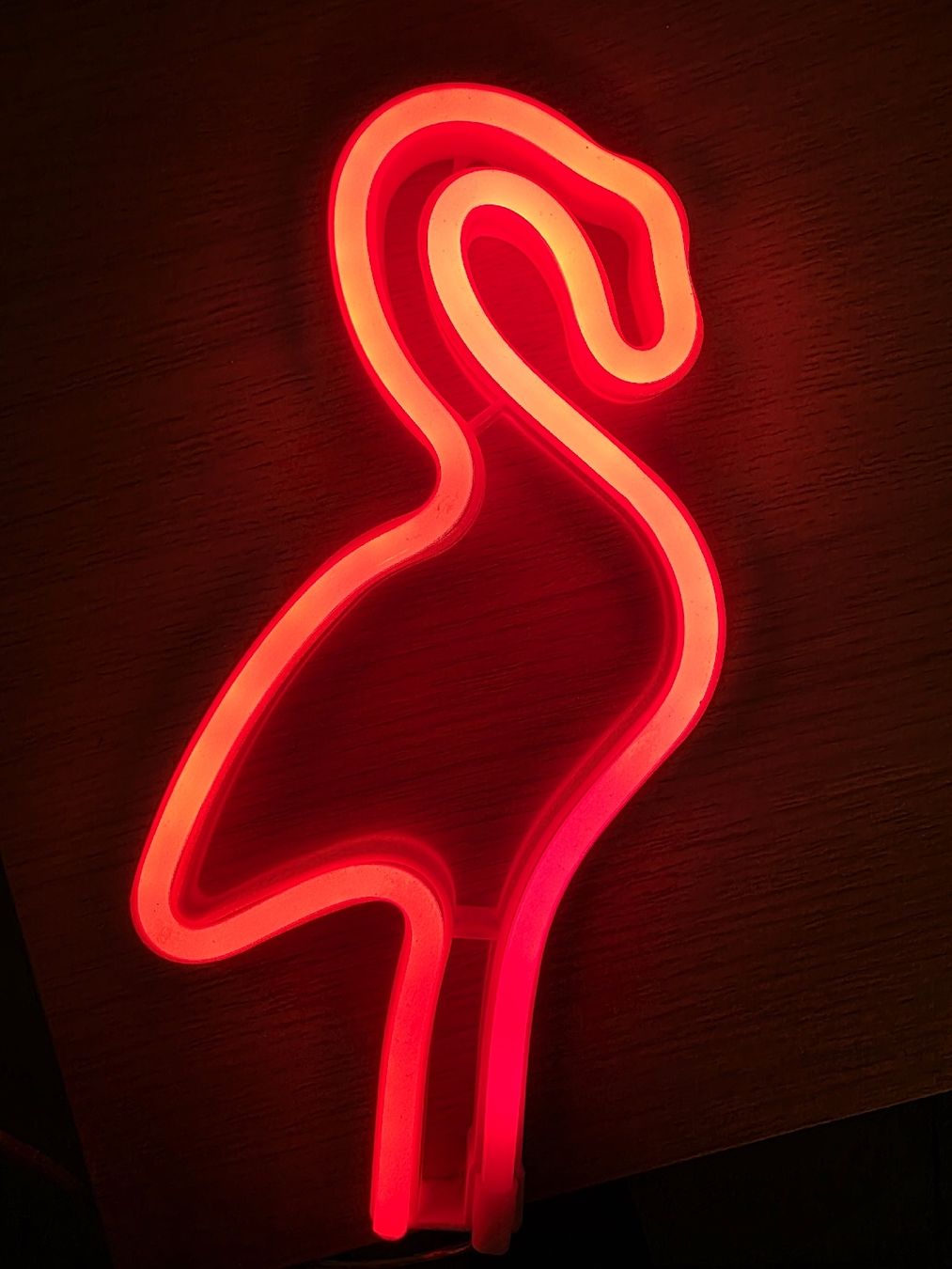 Flamant rose néon LED - Déco lumineuse ambiance tropicale! (D'occasion ...