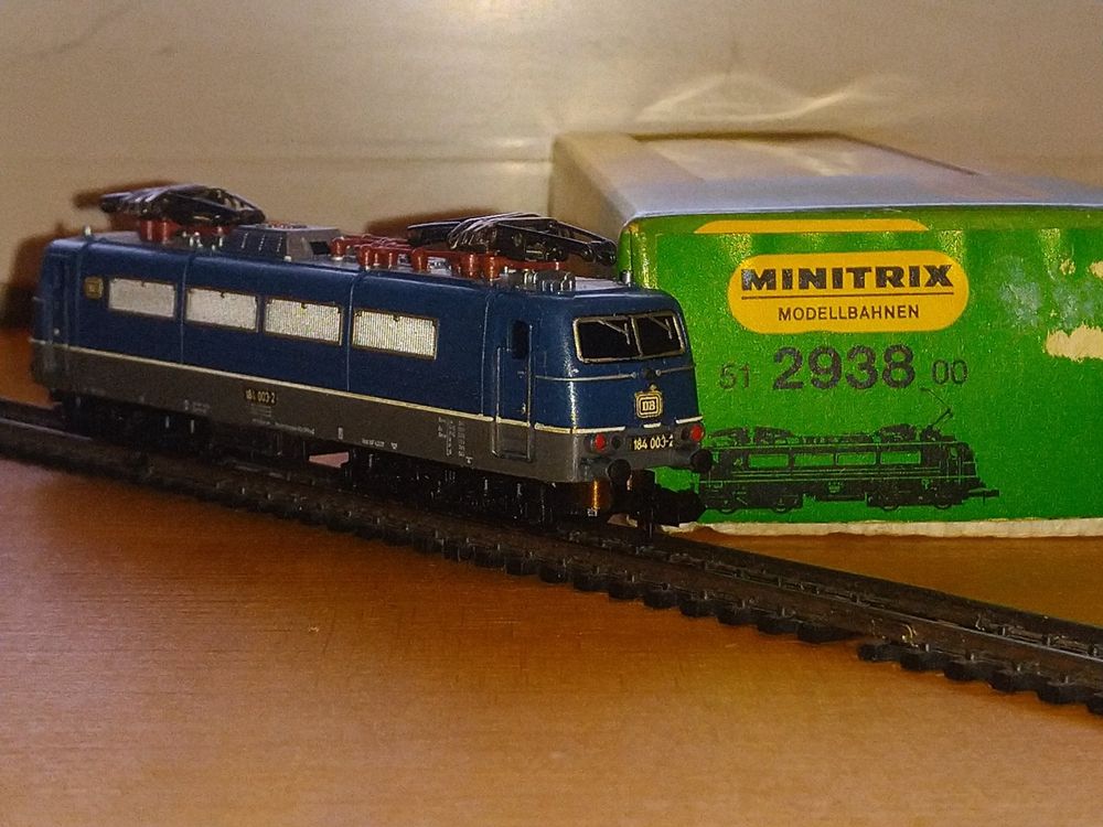 Minitrix N ⁵¹2938⁰⁰, BR 184, Mehrsystemlok, ´Europalok´, OVP (Gebraucht ...