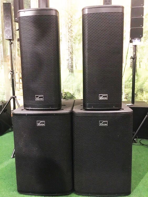 Aktives PA Sound System, Lautsprecher von Solton Craaft (Gebraucht) in ...