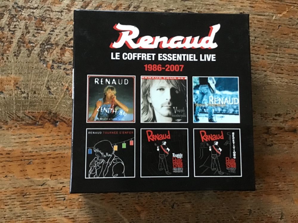 Renaud 10 CD Le coffret essentiel live + livret (Gebraucht) in Fully ...