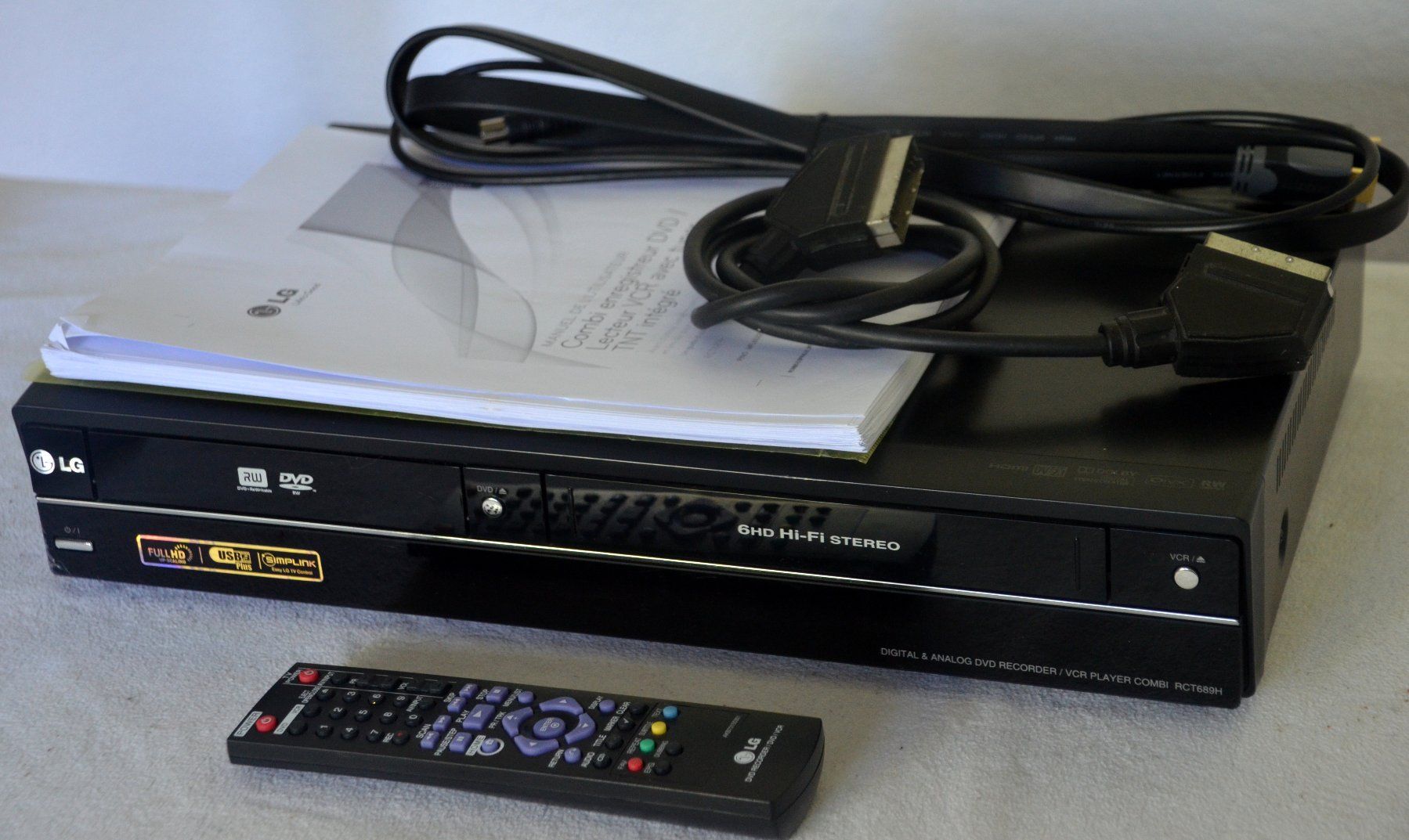 Combo DVD/ VHS LG RCT689H HDMI (D'occasion) à Collonges pour CHF 318 ...