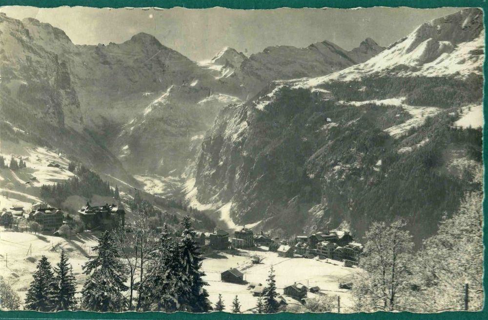 Wengen, schöne Dorfansicht (Gebraucht) in Sargans für CHF 1 – mit Lieferung auf Ricardo kaufen