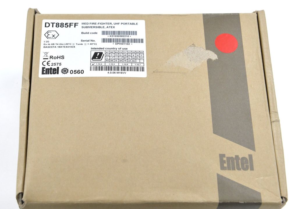 ENTEL DT885FF ATEX UHF Funkgerät inkl Kehlkopfmicro (5024) (Neu und ...