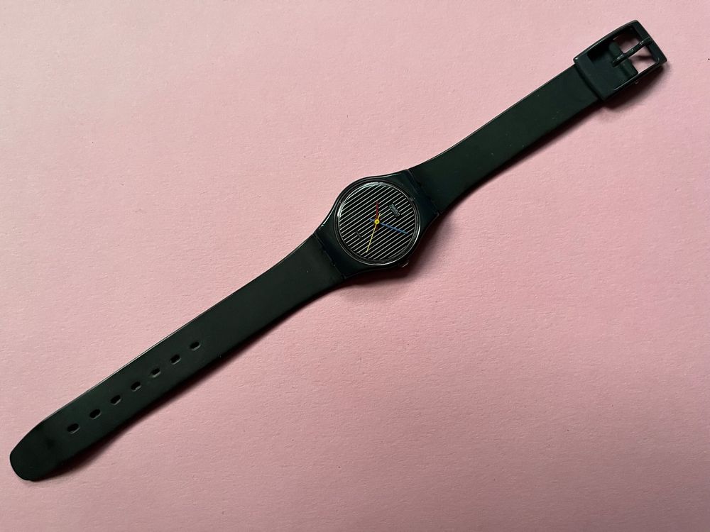Swatch Miss Channel / Miss Pinstripe LA100 1984 selten (Gebraucht) in ...