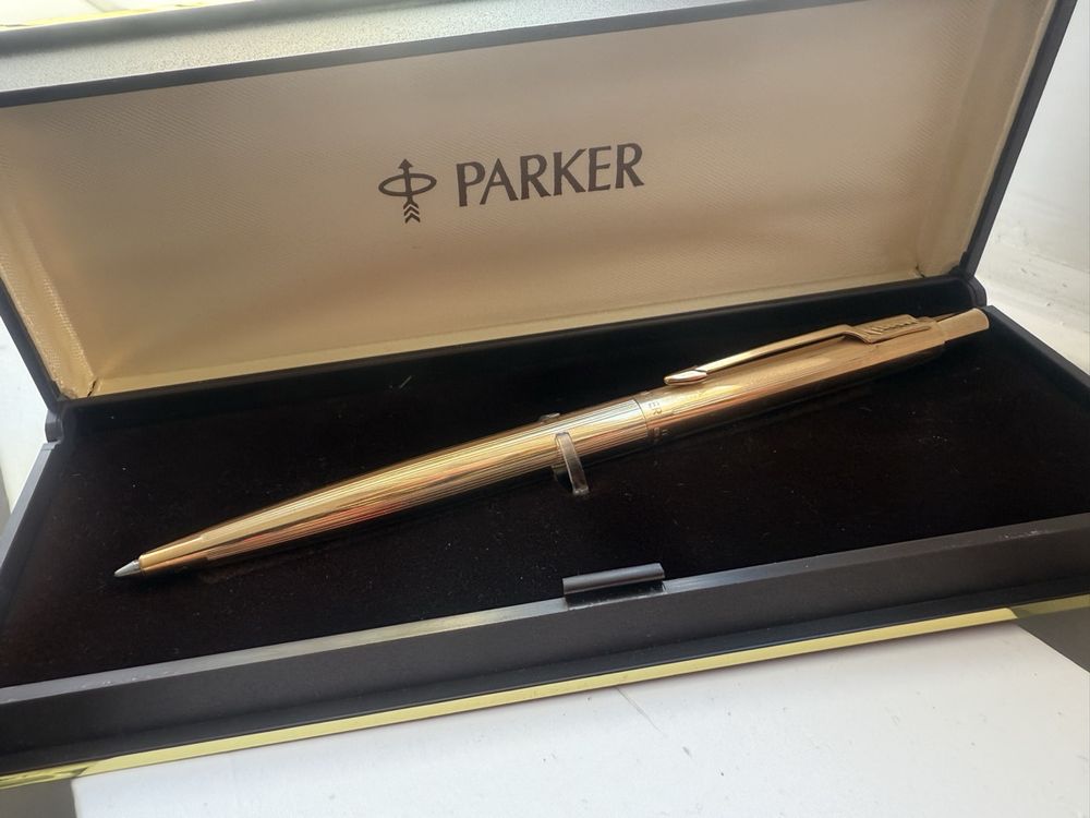 Parker Kugelschreiber – 12 Karat Gold Filled – Original Box (Gebraucht ...