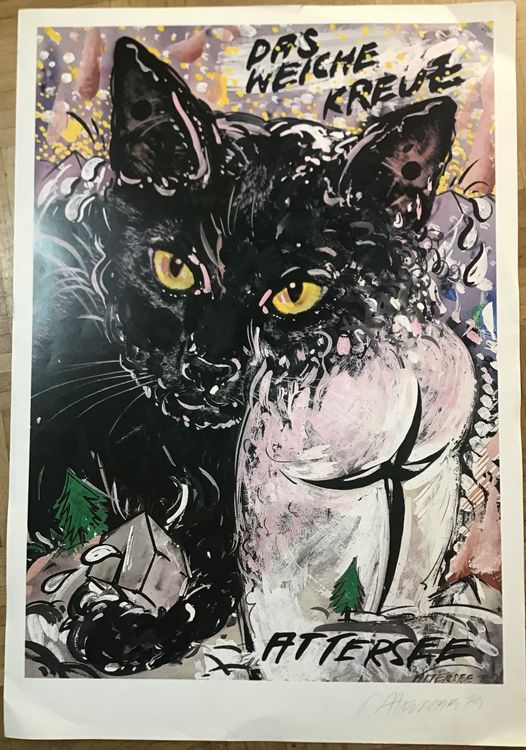 Christian Ludwig ATTERSEE (1940) Plakat Handsigniert (Gebraucht) in Root für CHF 25 – mit ...